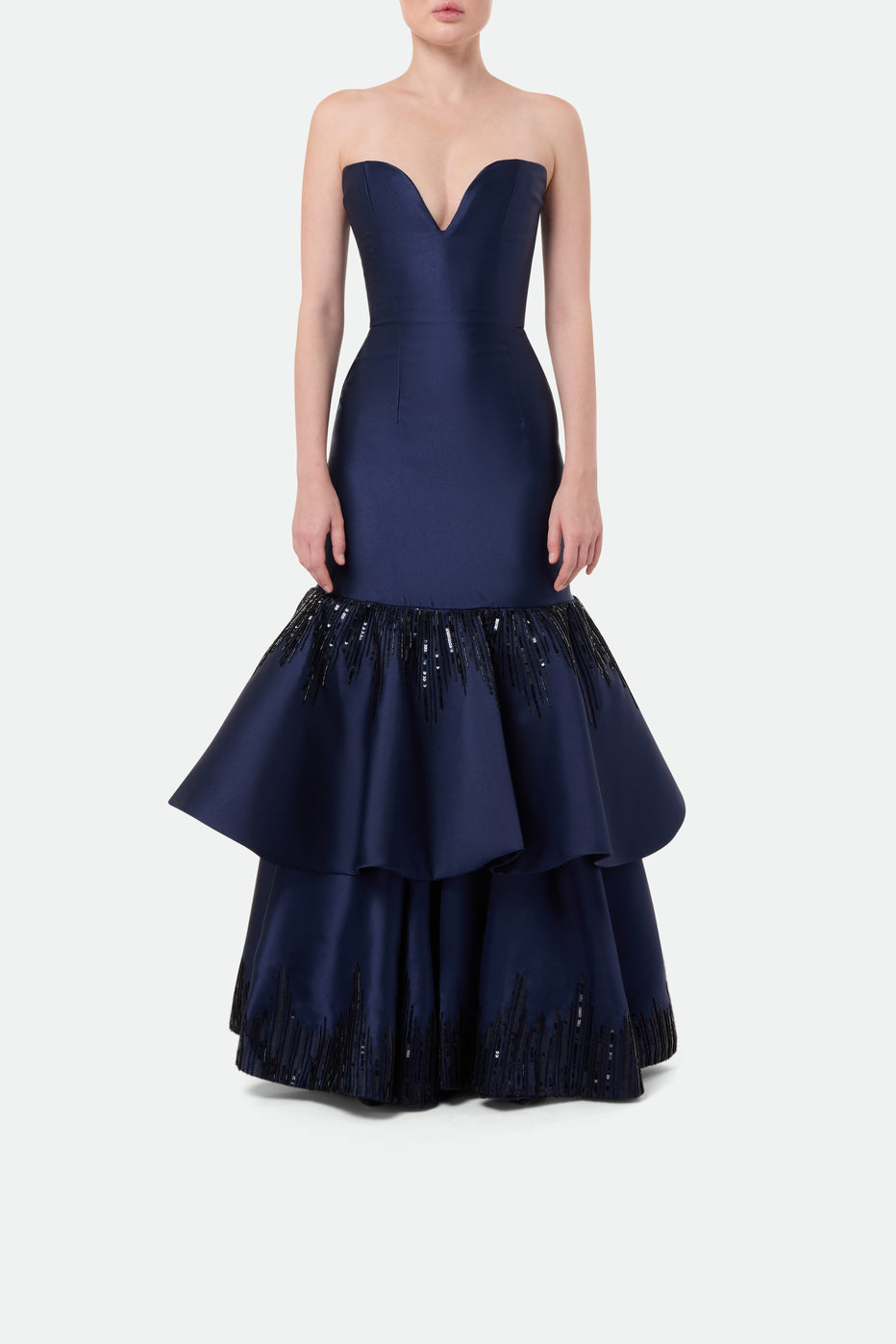 Ray embellished gown – Razan Alazzouni