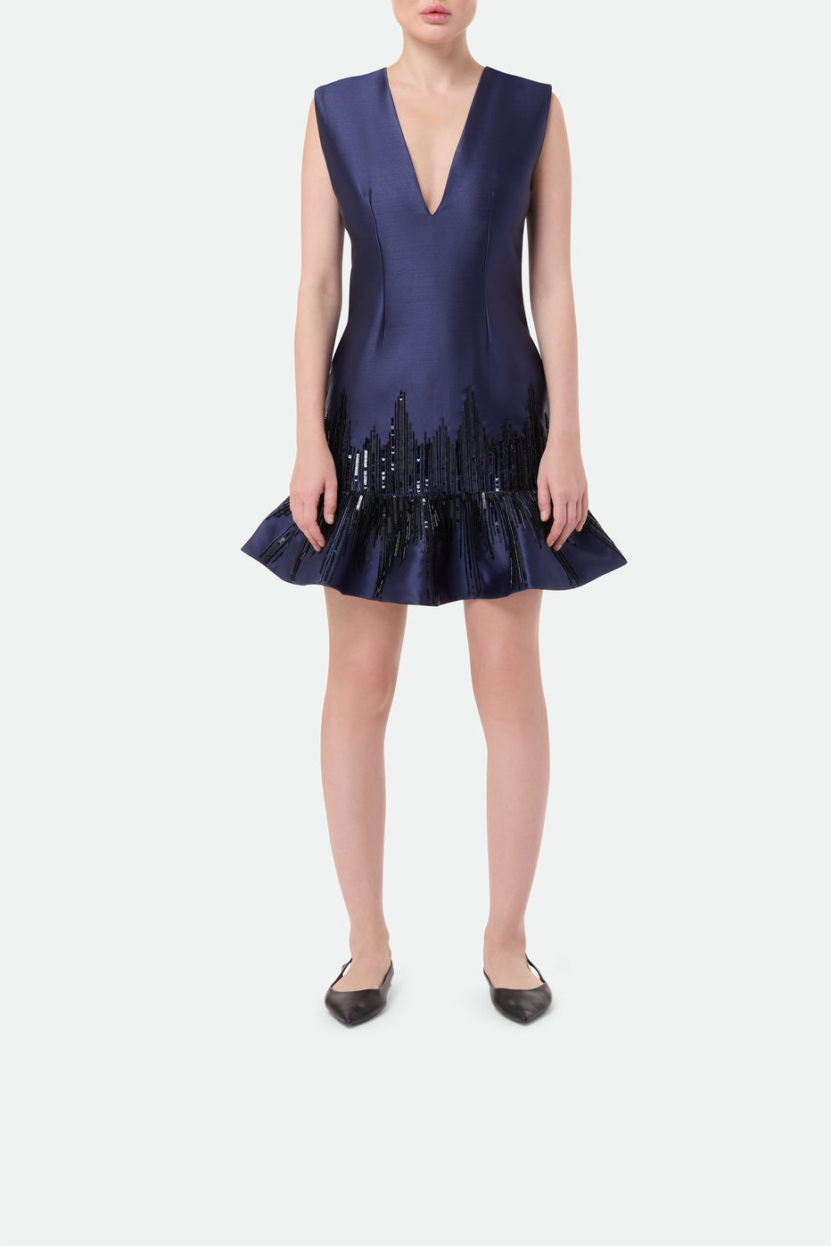 Ray embellished short dress – Razan Alazzouni